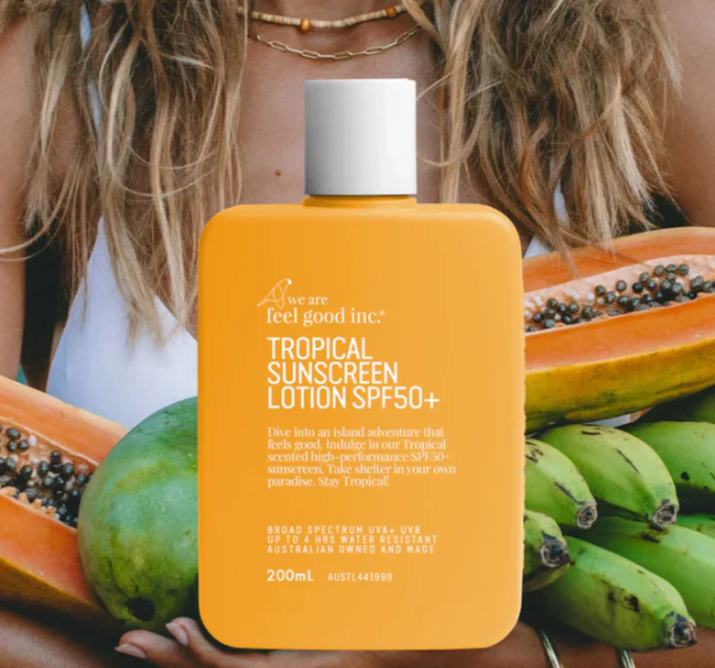 Tropical Sunscreen Lotion SPF 50+ 200ml – Little Poppy Lane