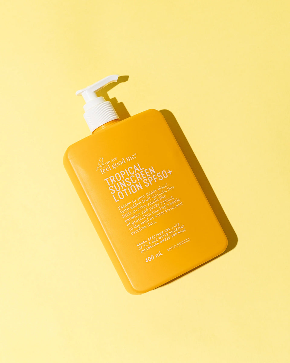 Tropical Sunscreen Lotion SPF 50+ 400ml – Little Poppy Lane